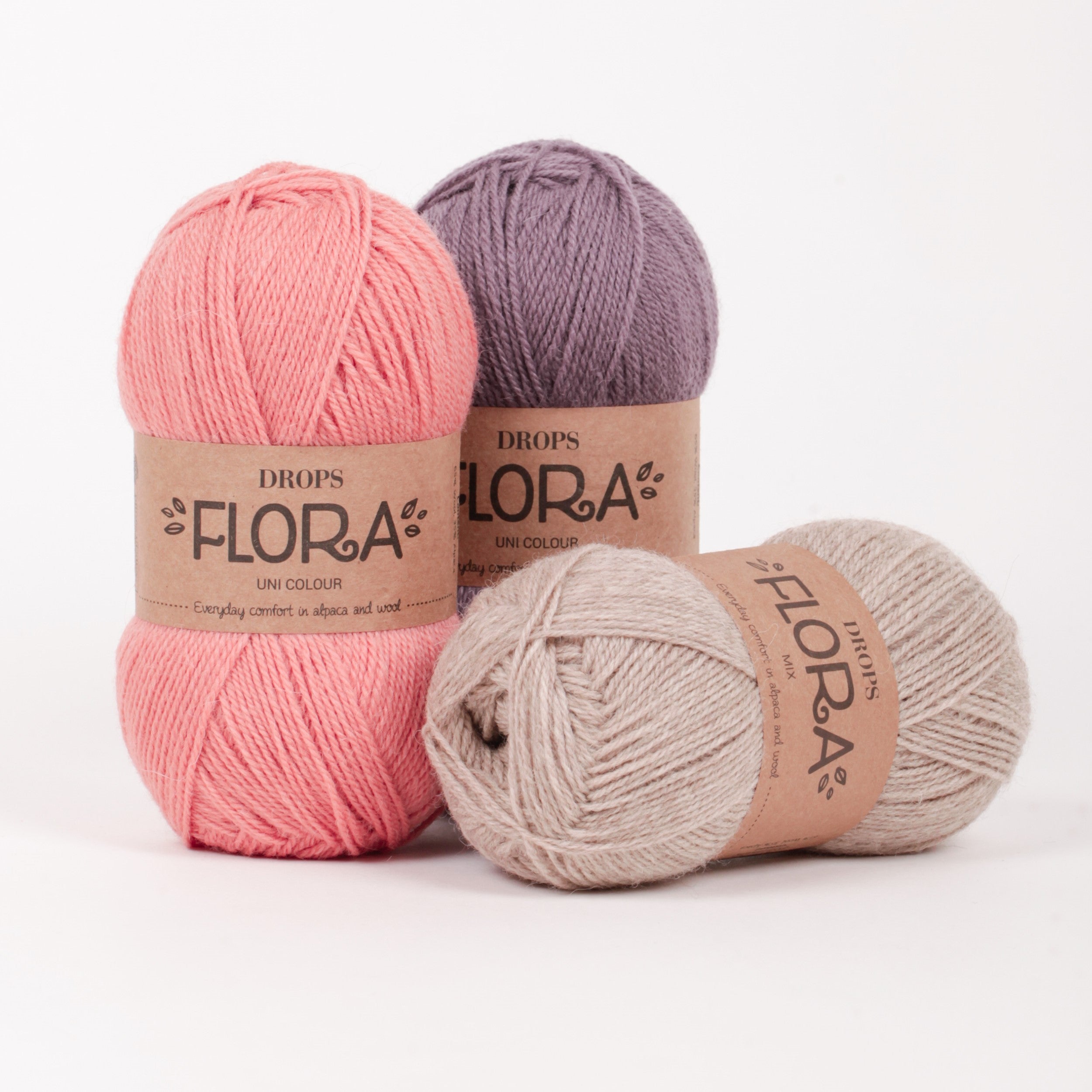 DROPS Flora – Soft Wool & Alpaca Fingering Yarn – CamelliaYarns