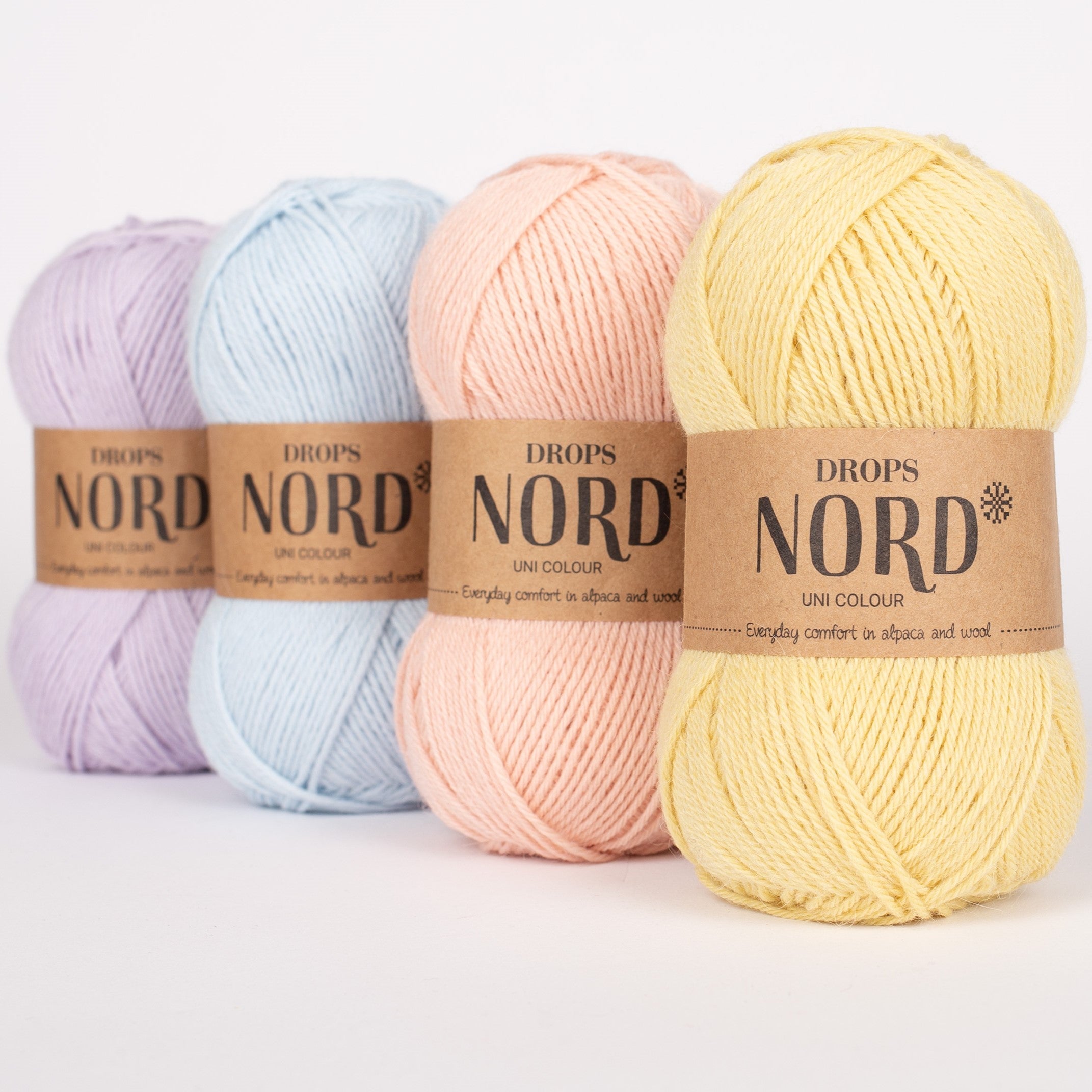 DROPS Nord – Soft Alpaca, Wool & Polyamide Fingering Yarn – CamelliaYarns