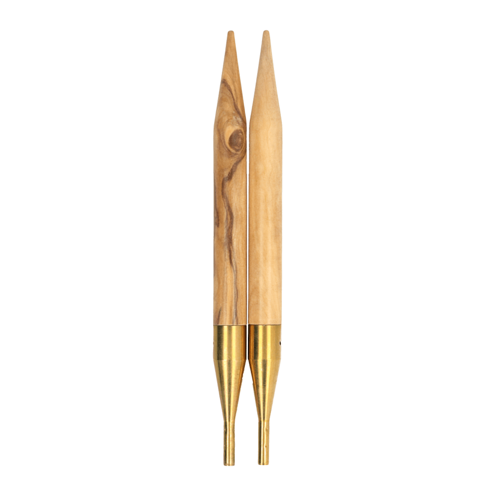 Addi Click interchangeable needle olive wood – CamelliaYarns