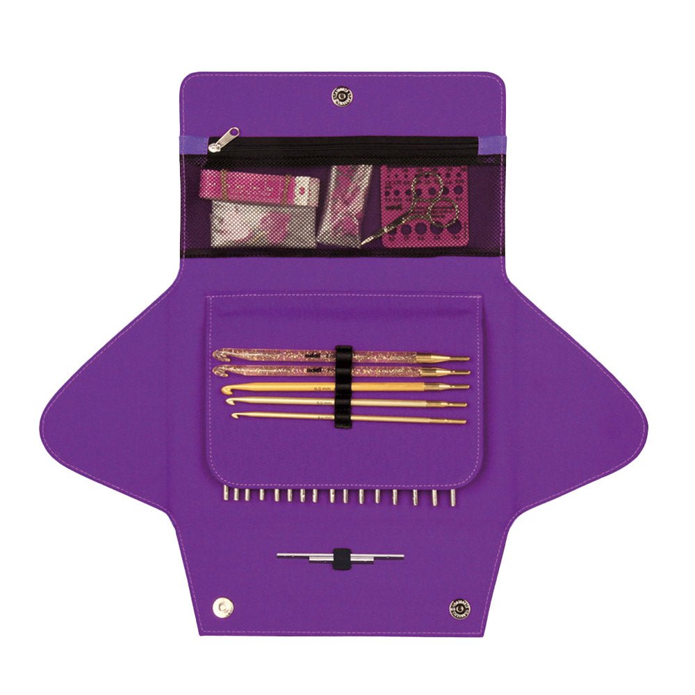 Addi Click x Woolly Hugs Deluxe Knitting & Crochet Kit – 8 Needle Pair ...