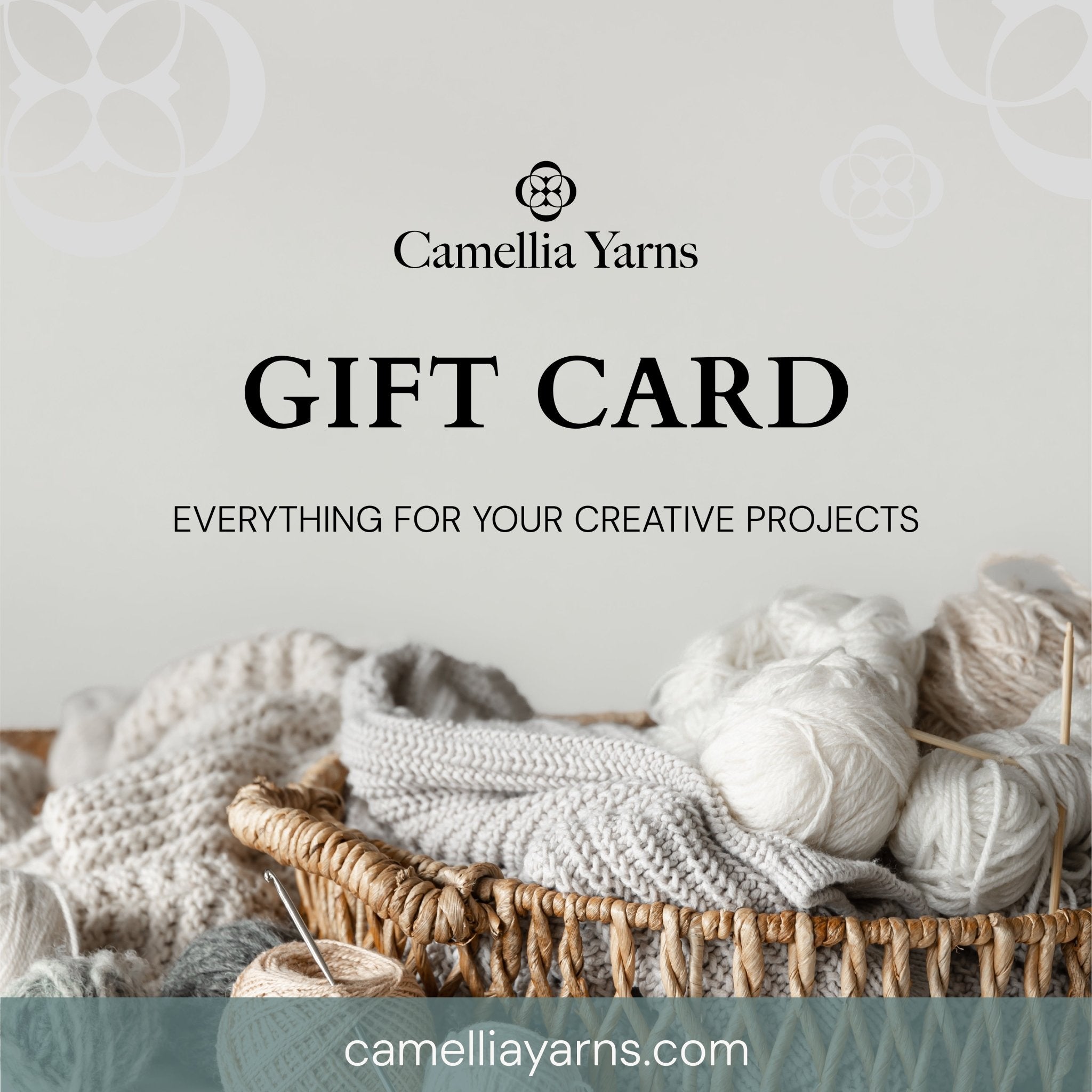 CamelliaYarns Gift Card – The Perfect Present for Knitting Lovers