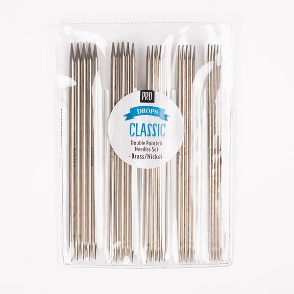 DROPS Pro Classic Double Pointed Needles Set, 15 cm, in sizes 2.0, 2.5 ...