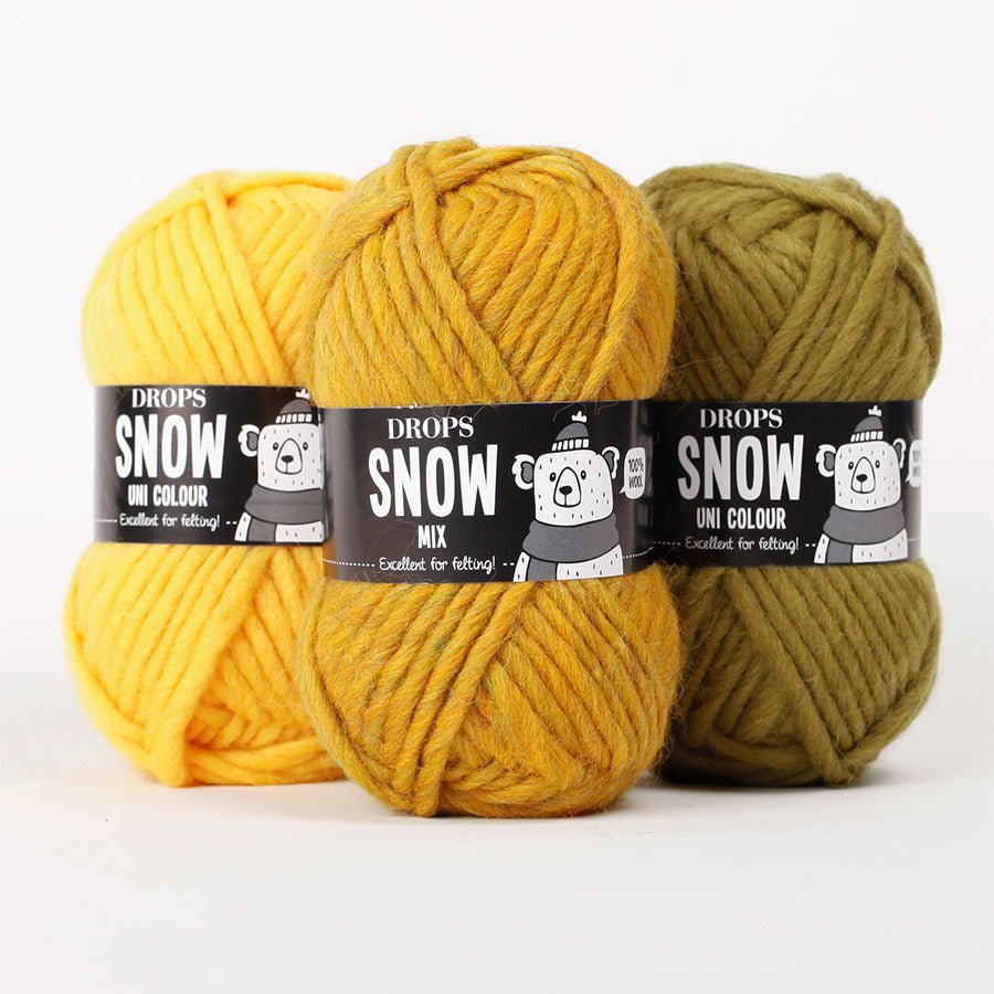 DROPS Snow – 100% Wool Super-Bulky Yarn for Warm, Chunky Knits ...
