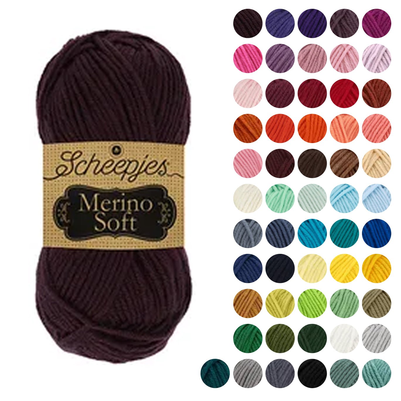 Scheepjes Merino Soft - Ultra Soft Merino Yarn for Cozy Luxury Makes ...